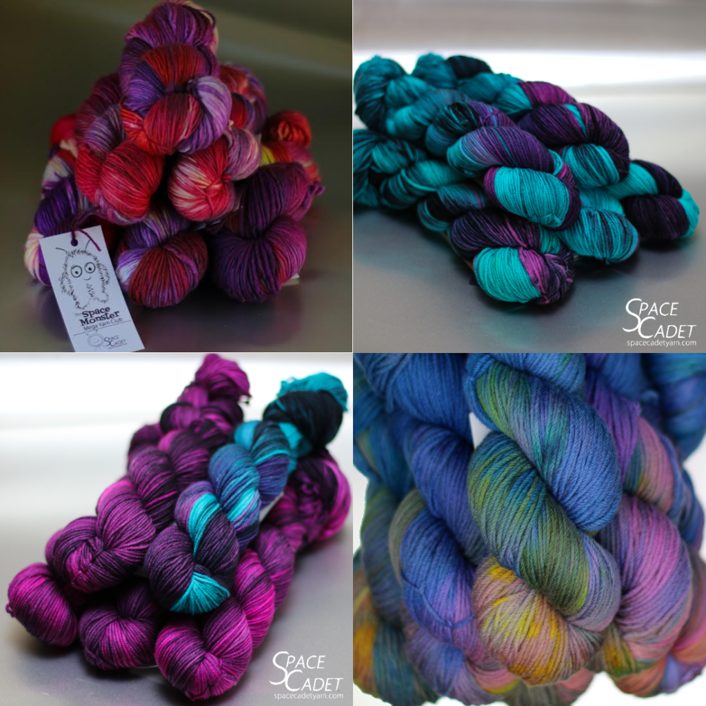 The SpaceMonster Mega Yarn Club - SpaceCadet Hand-dyed Yarns