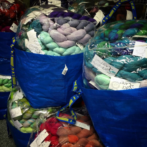When Half our Yarn Disappeared at Stitches West! - SpaceCadet Hand-dyed ...