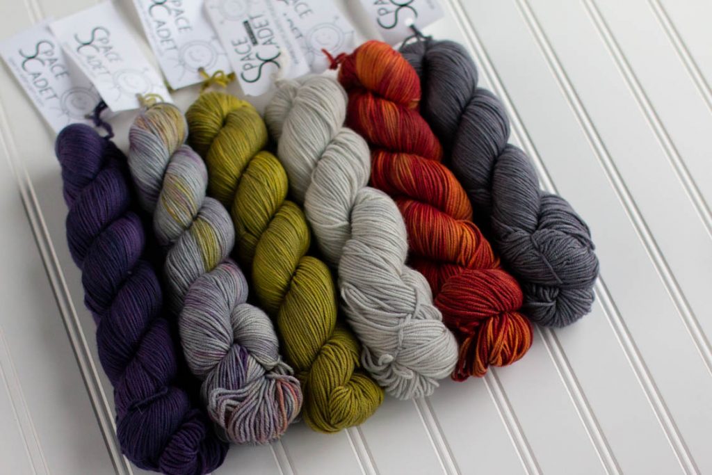 Colour Combinations - SpaceCadet Hand-dyed Yarns